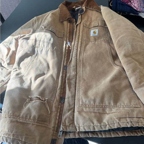 Carhartt | Jackets & Coats | Carhartt Tan Military Field Jacket With ...